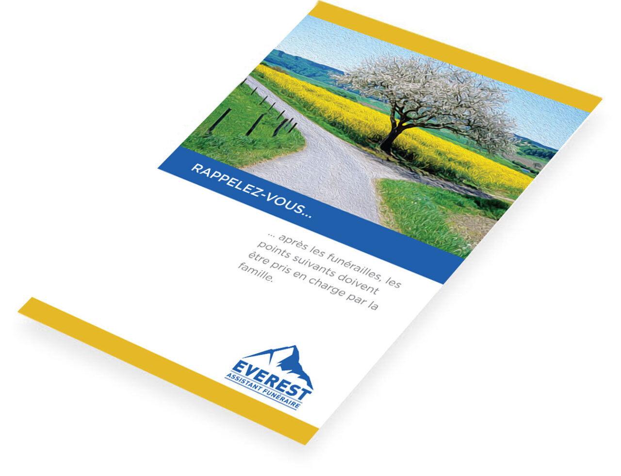 Everest. Livret Remember - Everest Funeral Concierge